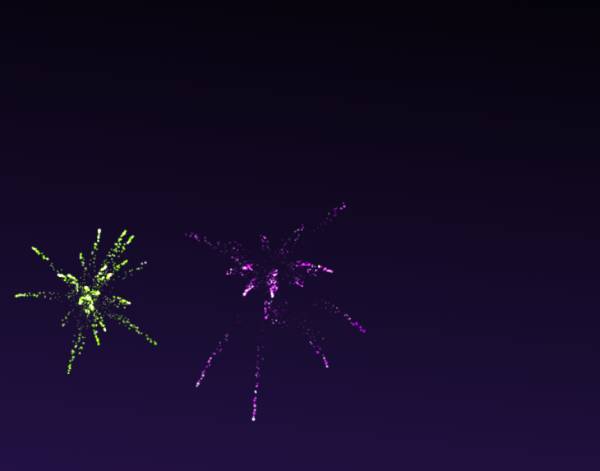 Html烟花特效代码,css3实现烟花效果 17素材网