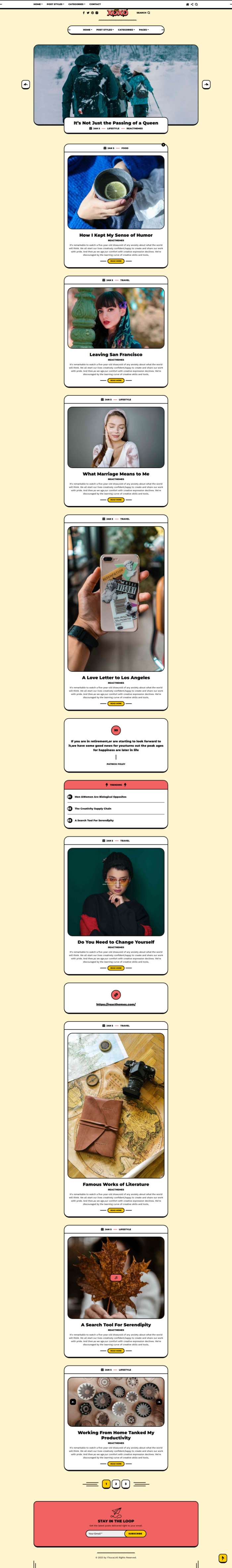 个人博客网页设计html,时尚创意博客模板源码 17素材网