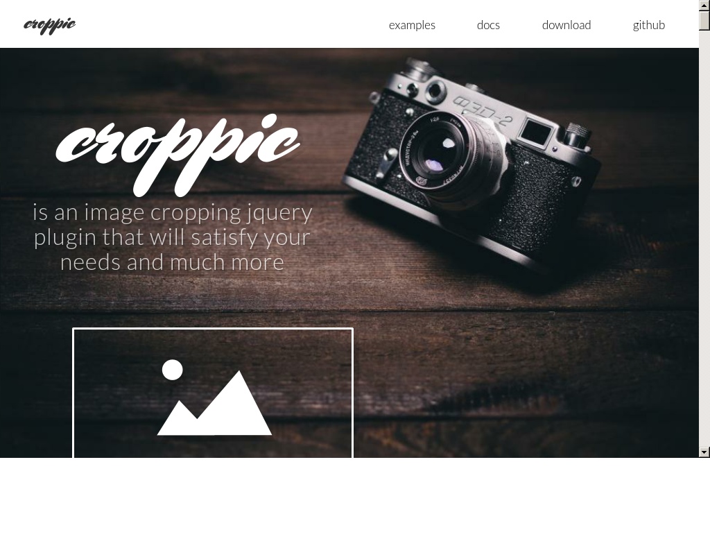 Jquerycroppicjs Html5上传图片裁剪插件代码php源码下载
