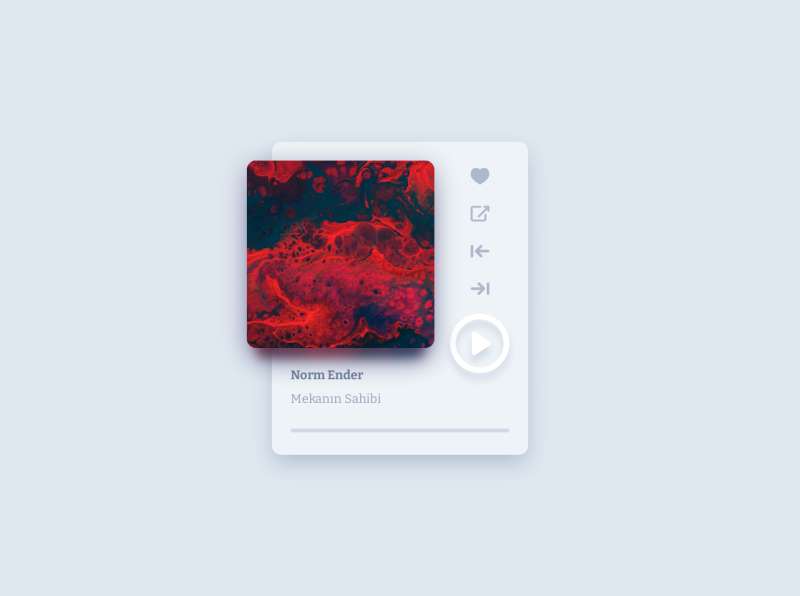 Vue迷你音乐播放器ui特效