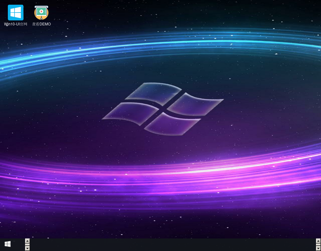jQuery WIN10电脑桌面UI界面框架特效