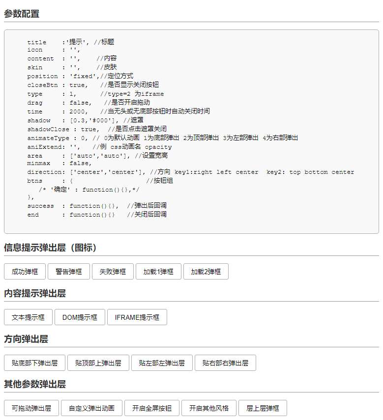 Jquery自定义弹出框插件